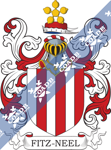 Fitz-Neel Family Crest, Coat of Arms and Name History